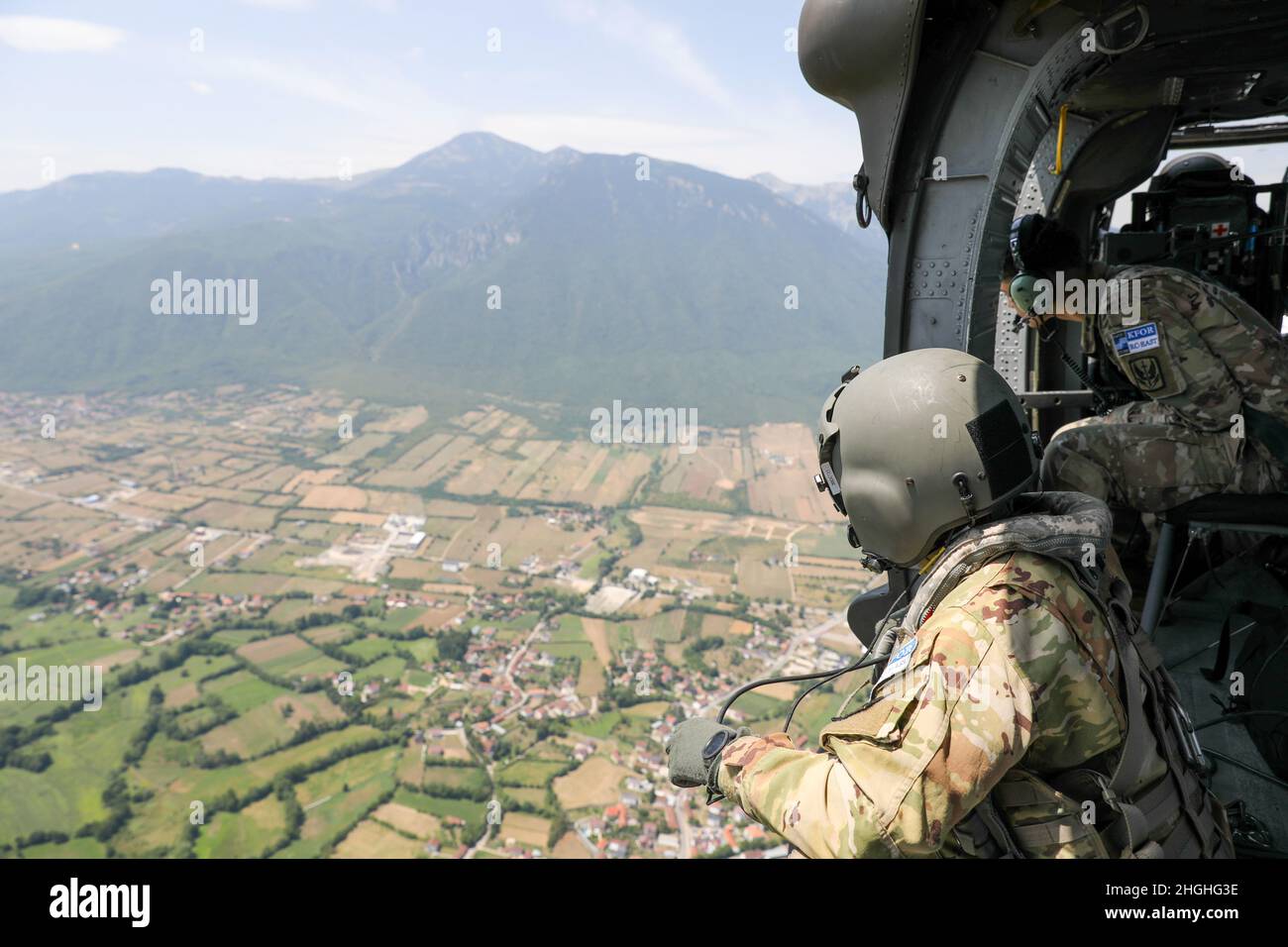 U.S. Army Sgt. Melvin Colon and Spc. Justin Emlet, Kosovo Force ...