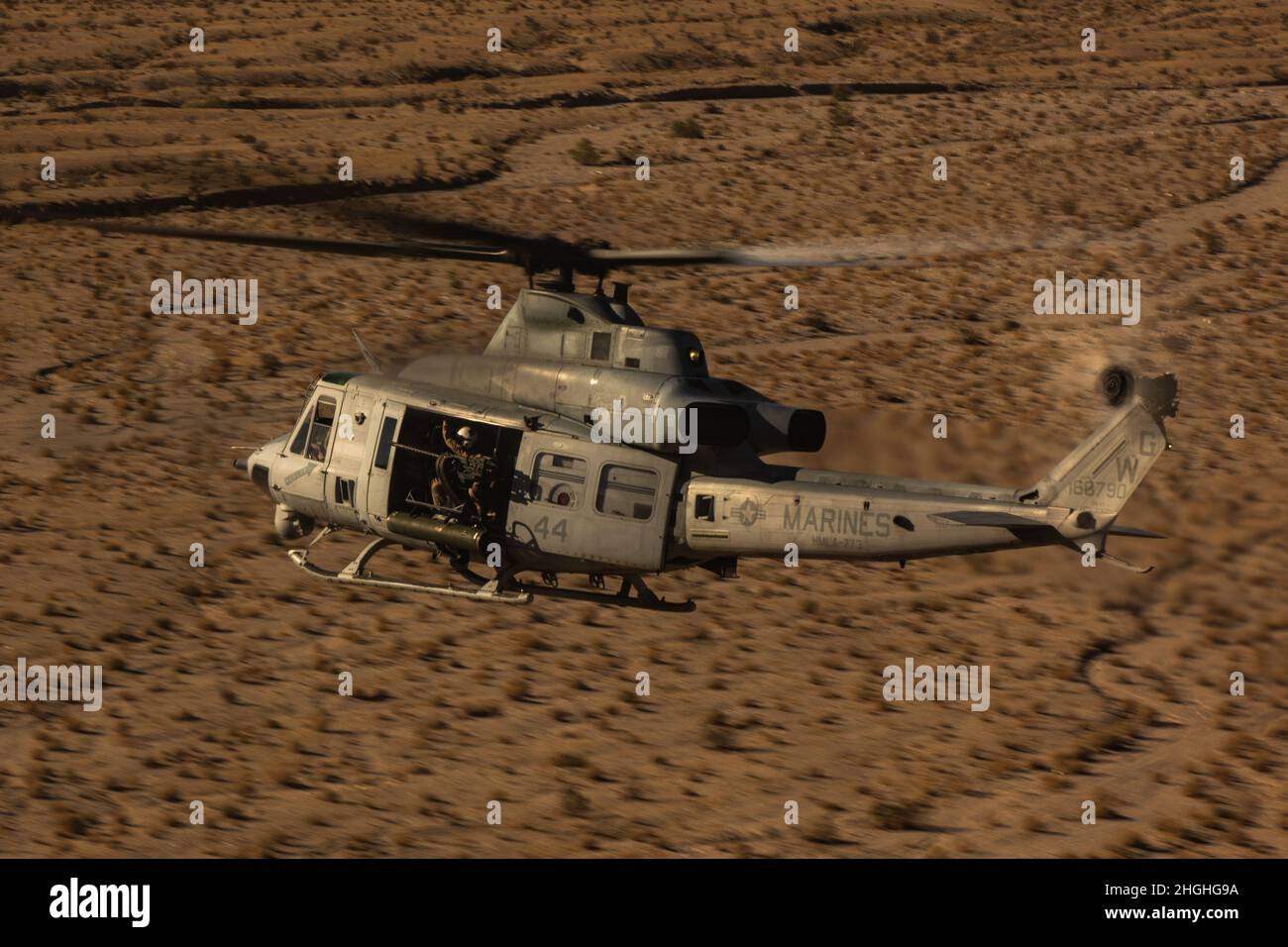 General in Helicopter Stock Photo - Alamy