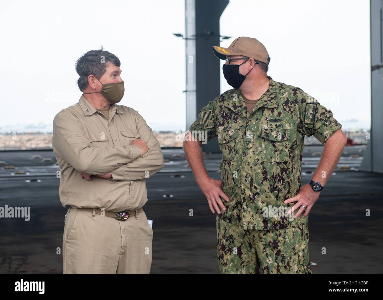 210803-N-LK647-0138 TEMA, Ghana (Aug. 3, 2021) Capt. Jospeh Darlak ...