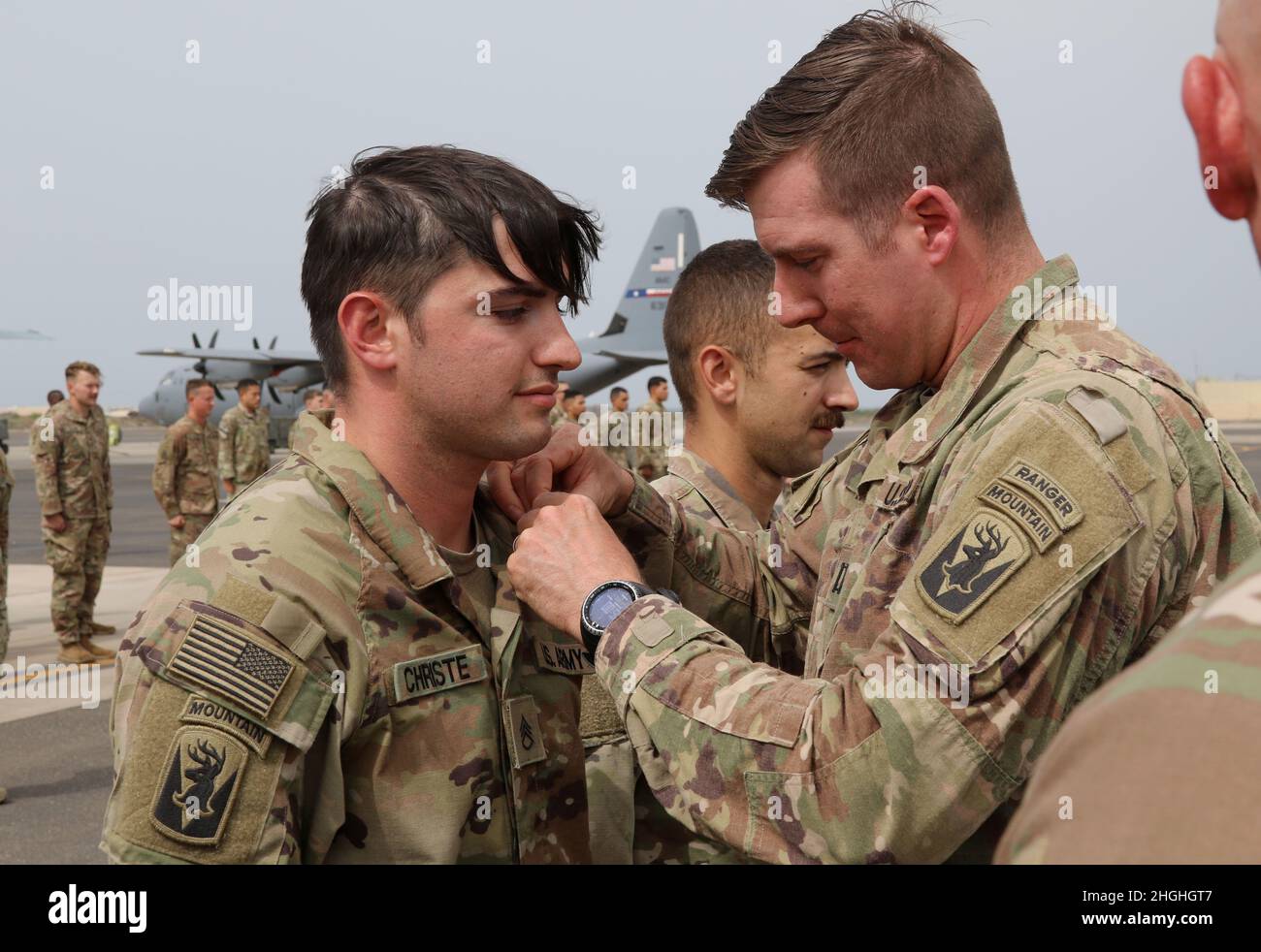 102nd infantry camp hi-res stock photography and images - Alamy