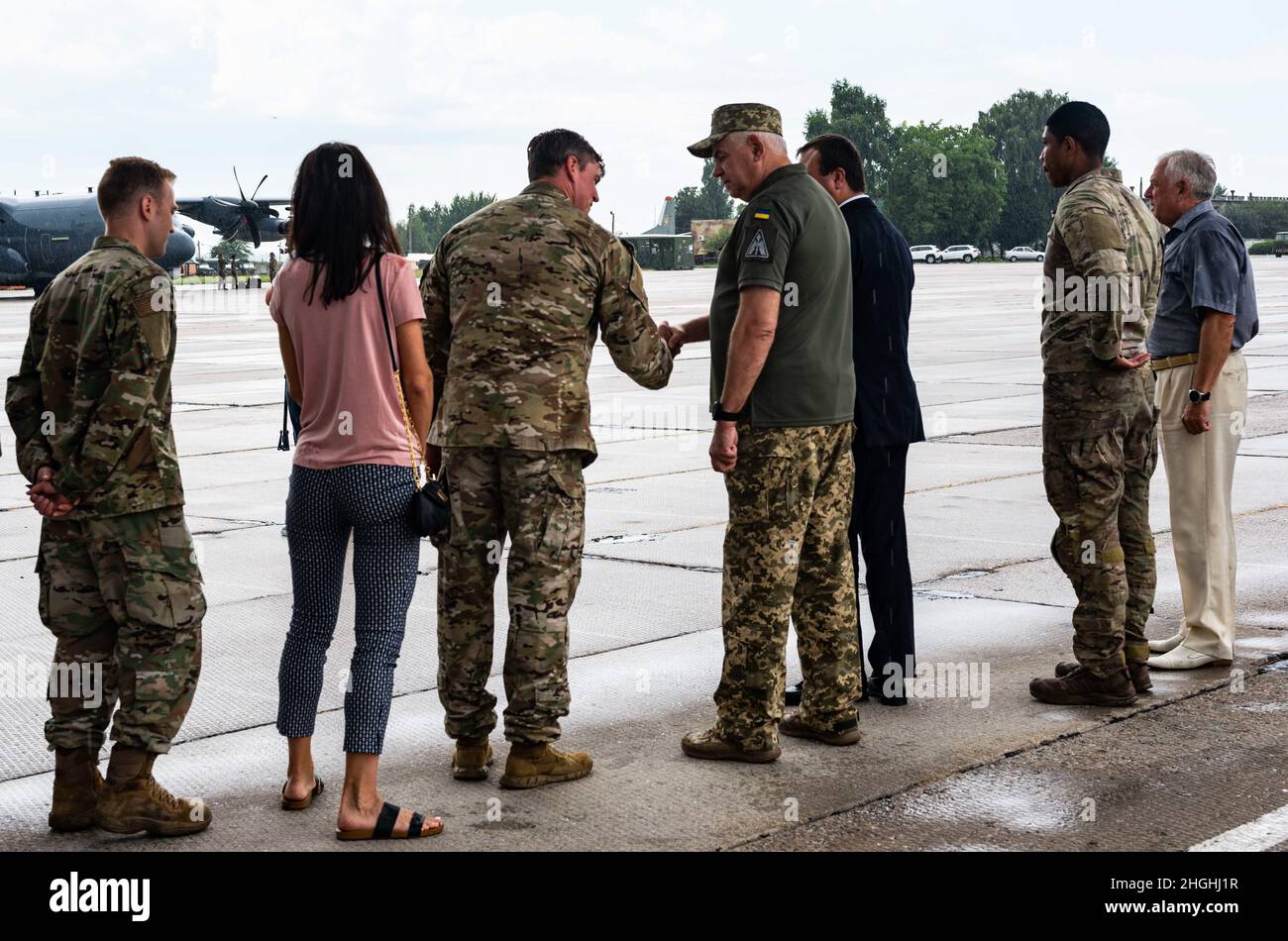 Ukrainian Colonel General Serhii Drozdov, Commander of the Air Forces ...