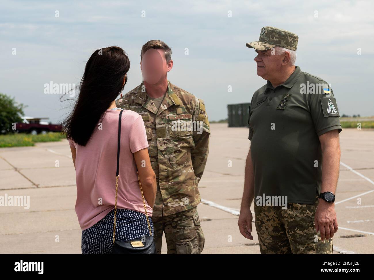 Ukrainian Colonel General Serhii Drozdov, Commander of the Air Forces ...