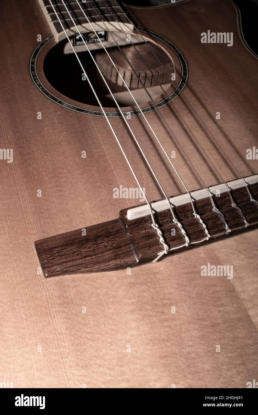 Vintage acoustic guitar hi-res stock photography and images - Alamy