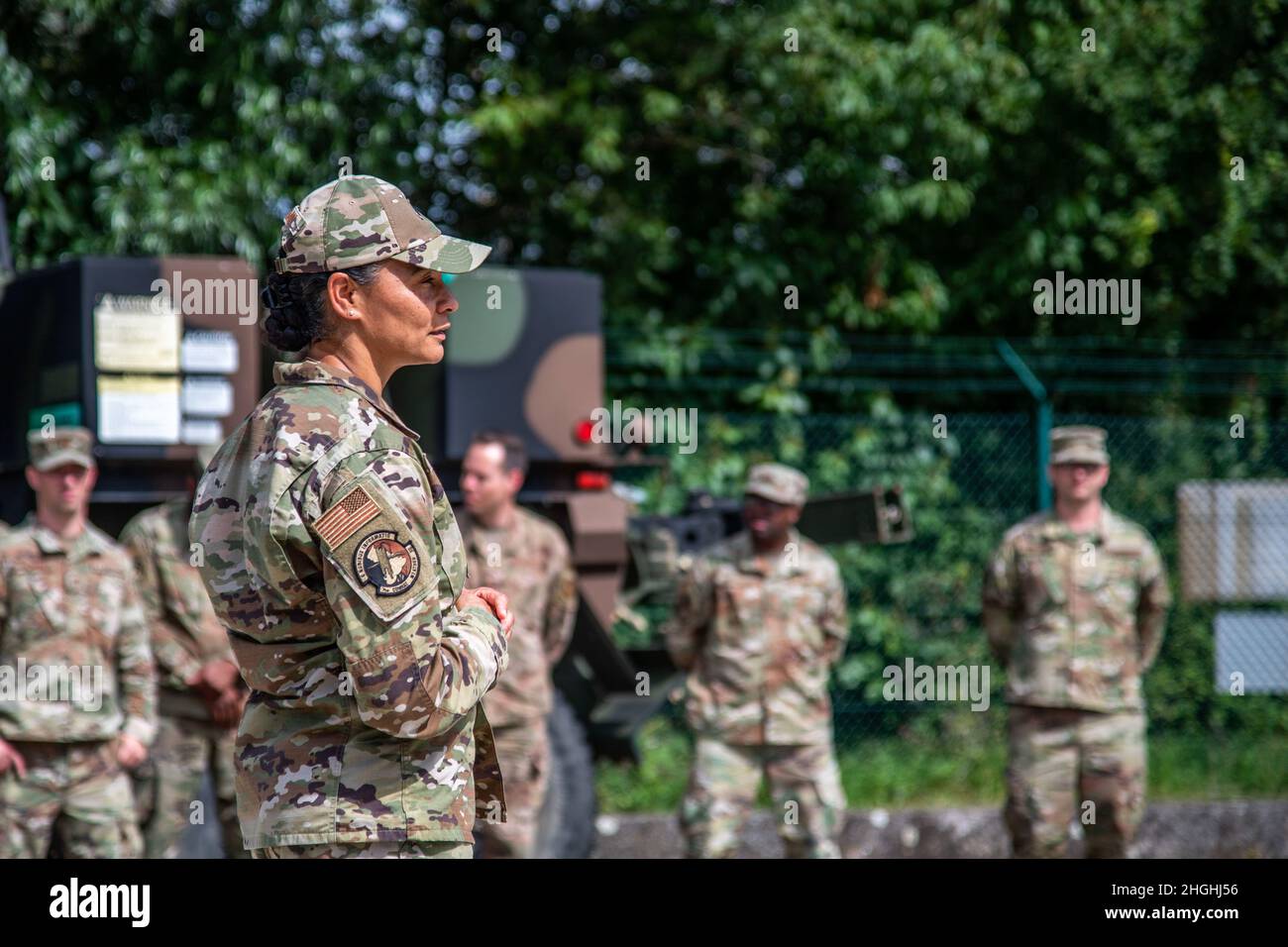 U.S. Air Force Lt. Col. Stacie Coleman, 7th Combat Weather Squadron ...