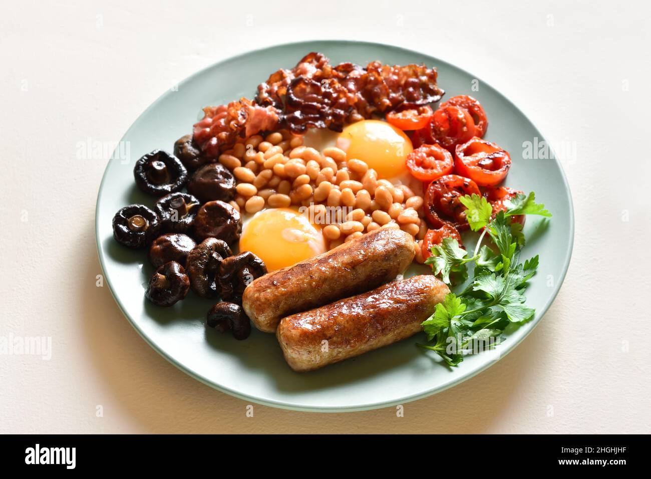 Light grilled english breakfast hi-res stock photography and images - Alamy