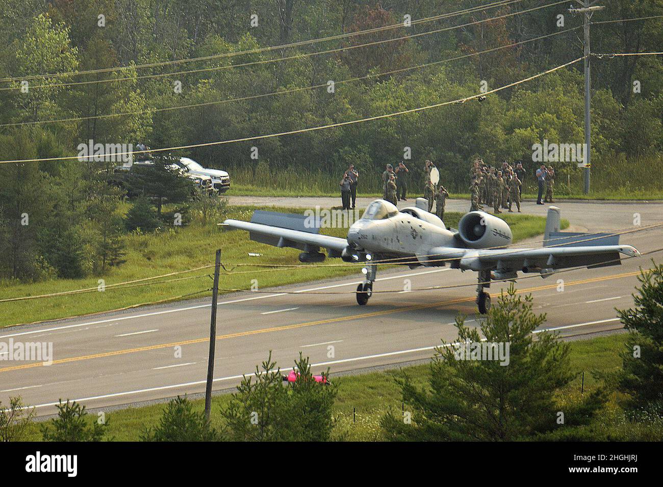 An A-10 Thunderbolt II from the 107th Fighter Squadron, 127th Wing ...