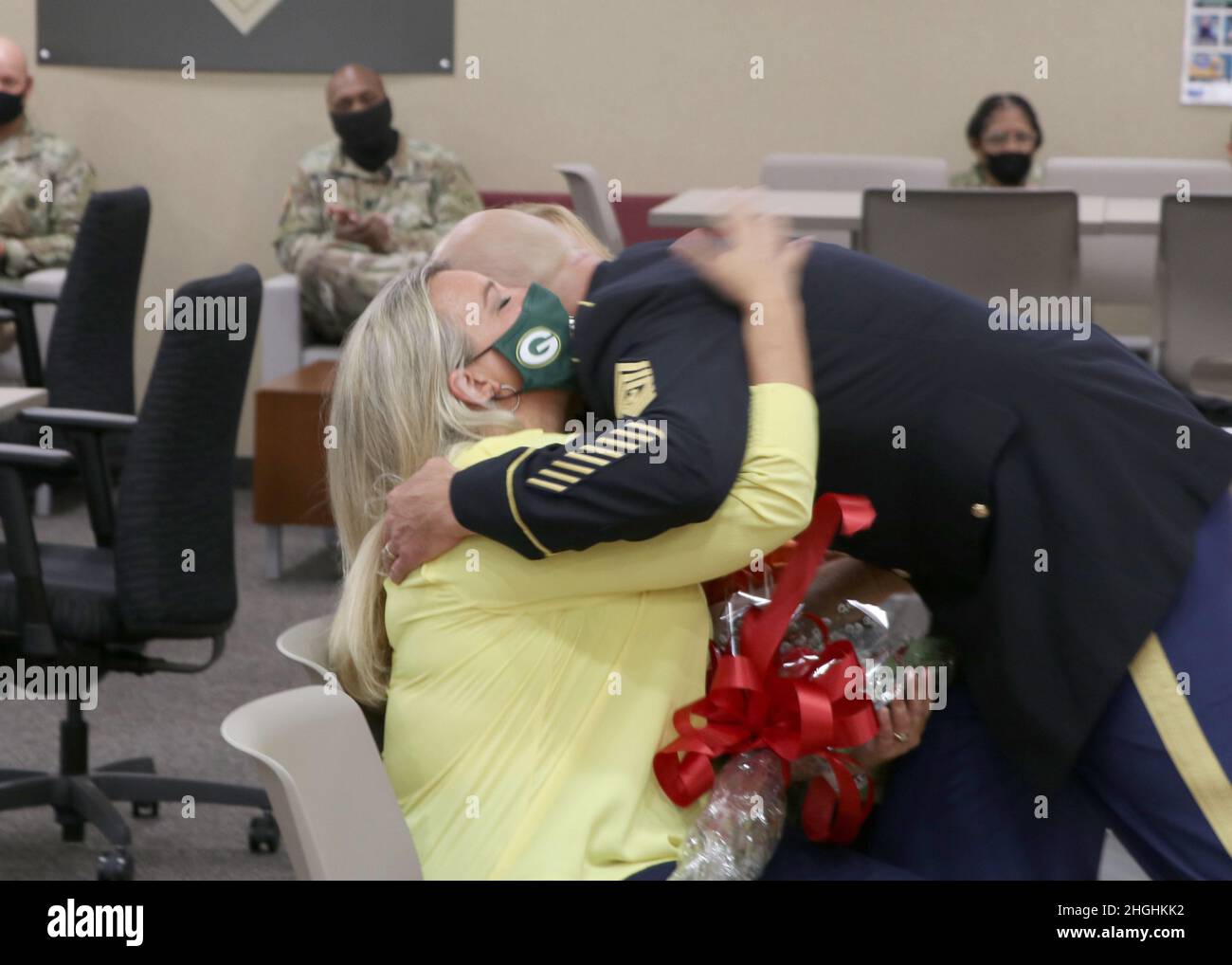 Command Sgt. Maj. Justin Webb, senior enlisted advisor of the materiel ...