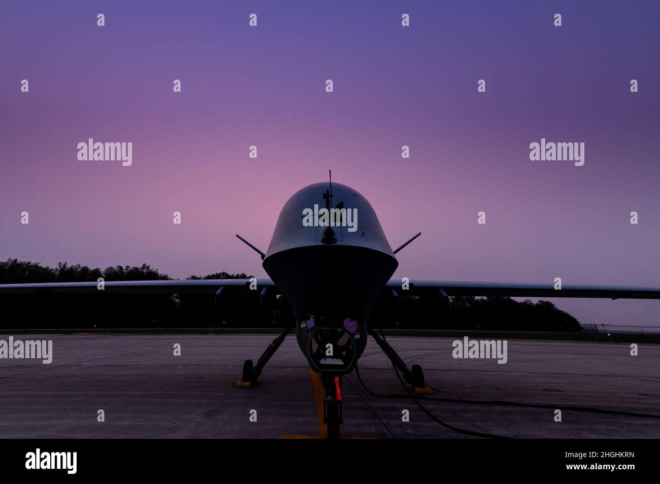 A U.S. Air Force MQ-9 Reaper from the Arizona Air National Guard 214th ...