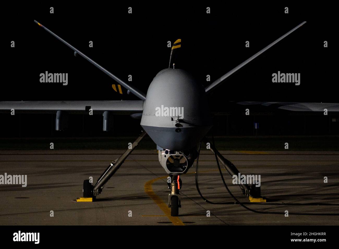 A U.S. Air Force MQ-9 Reaper from the Arizona Air National Guard 214th ...