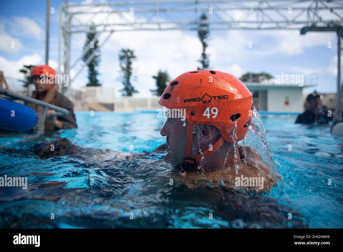 U.S. Marine Corps Sgt. Lane Christman, with 3d Reconnaissance Battalion ...