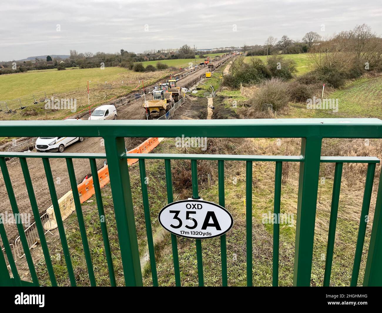East West Railway Construction. Network rail. Launton, Oxfordshire 30 ...