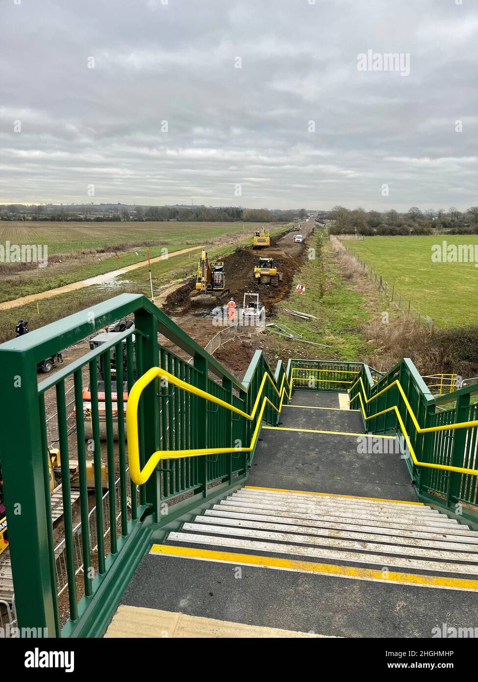 East West Railway Construction. Network rail. Launton, Oxfordshire 30 ...