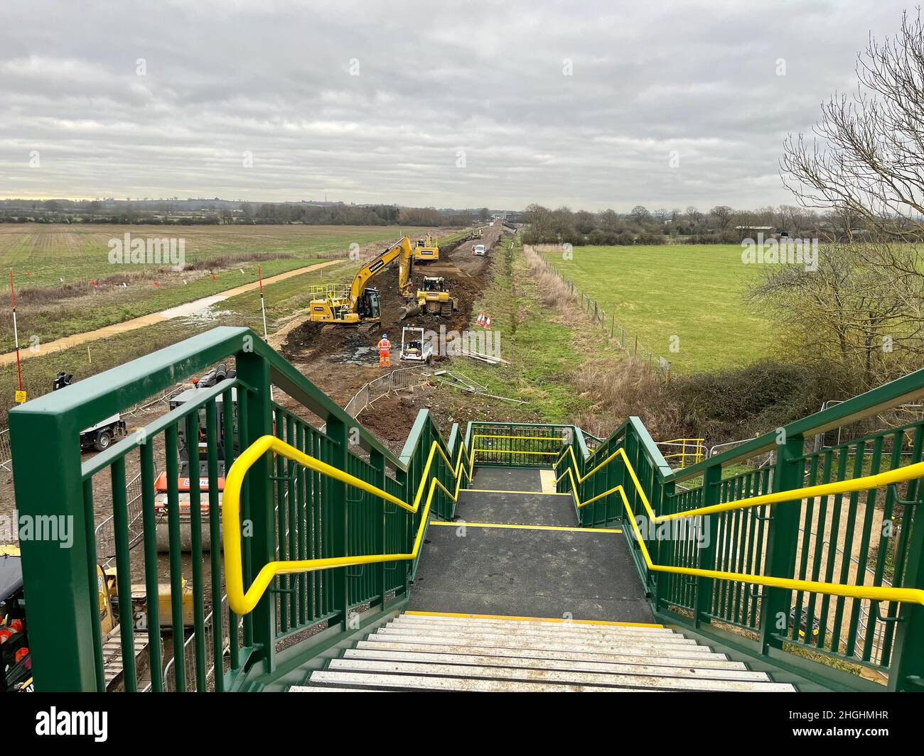 East West Railway Construction. Network rail. Launton, Oxfordshire 30 ...