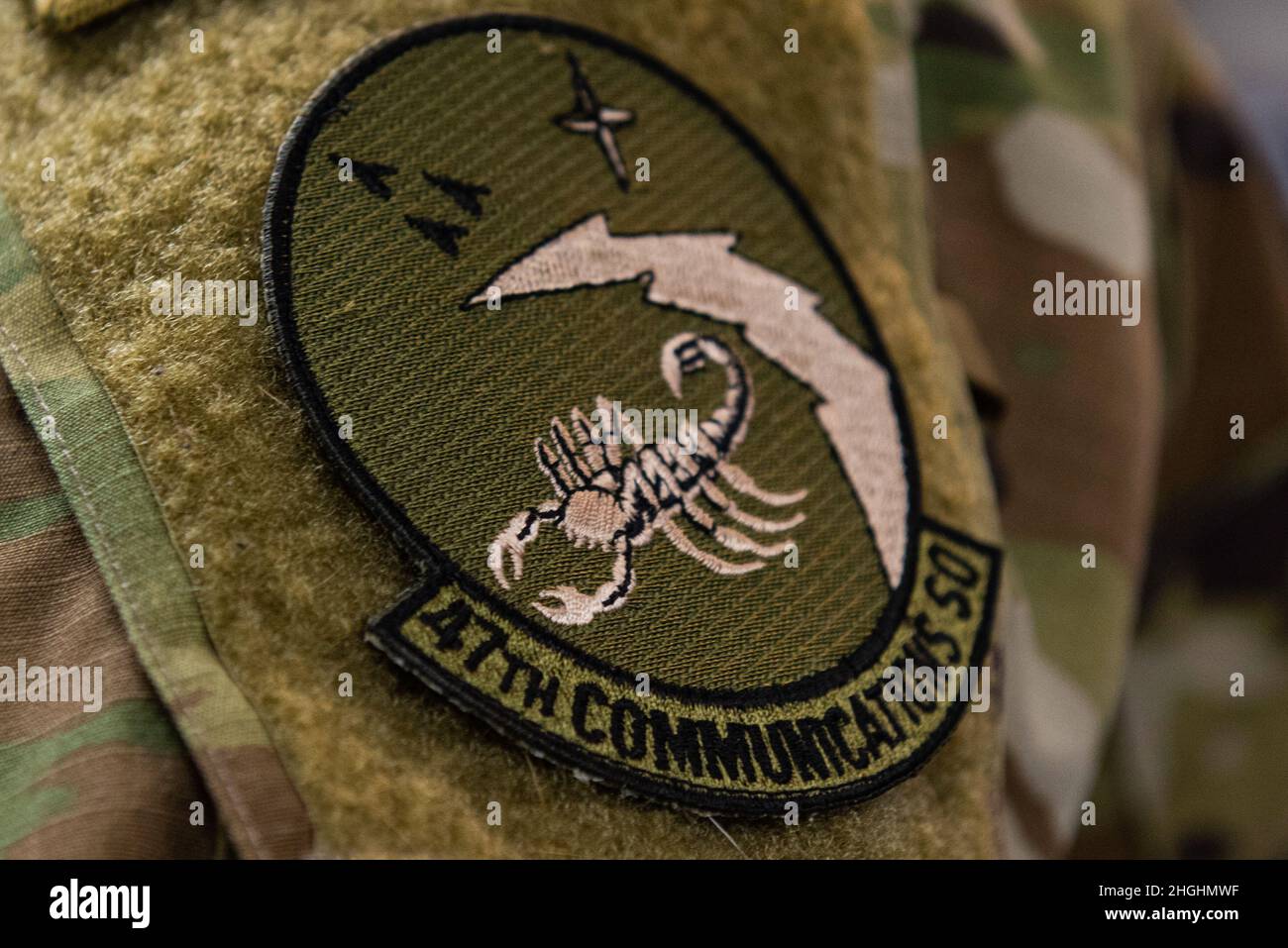 A patch representing the 47th Communications Squadron at Laughlin Air ...
