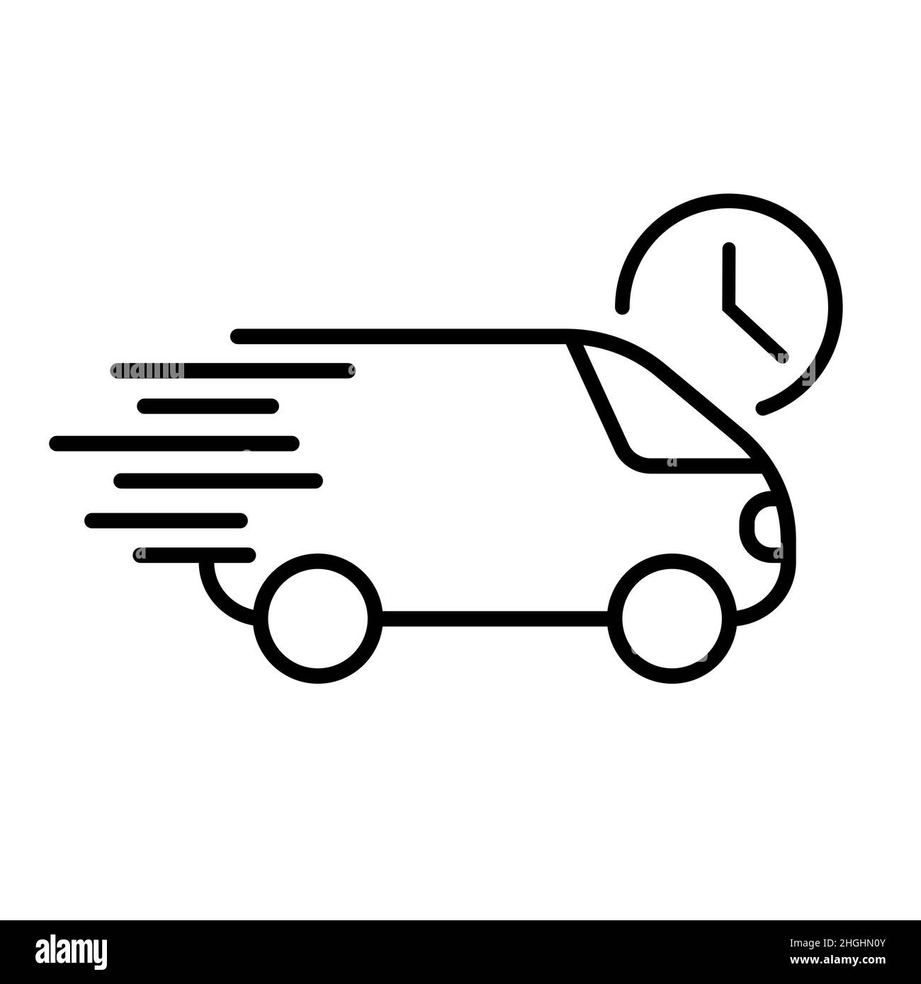 fast delivery truck icon, express delivery, quick move Fast shipping ...