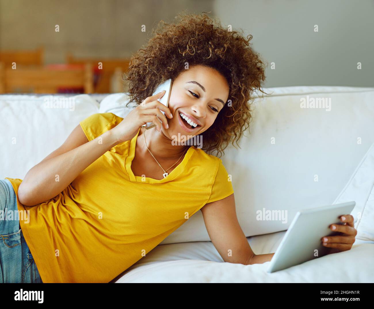 So many ways of staying connected thanks to modern technology Stock ...