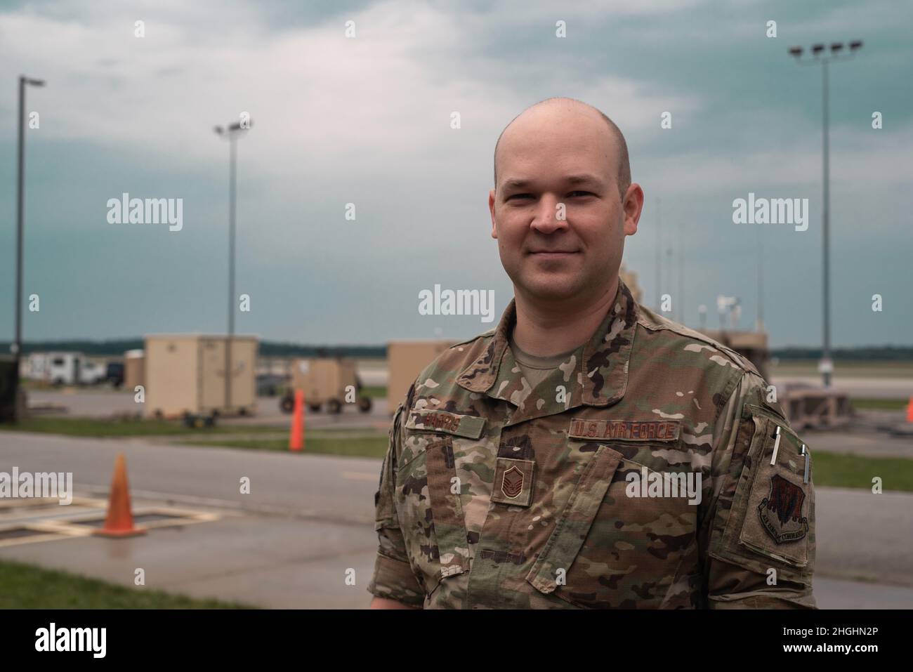U.S. Air Force Master Sgt. Chad Harris, 172nd Attack Squadron ...