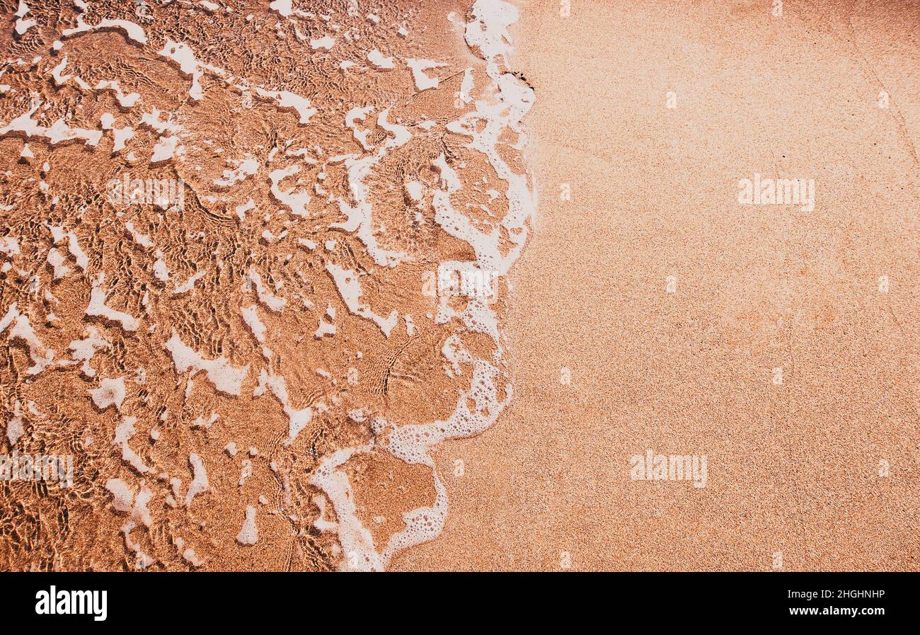 summer holiday background seashore and sand Stock Photo - Alamy