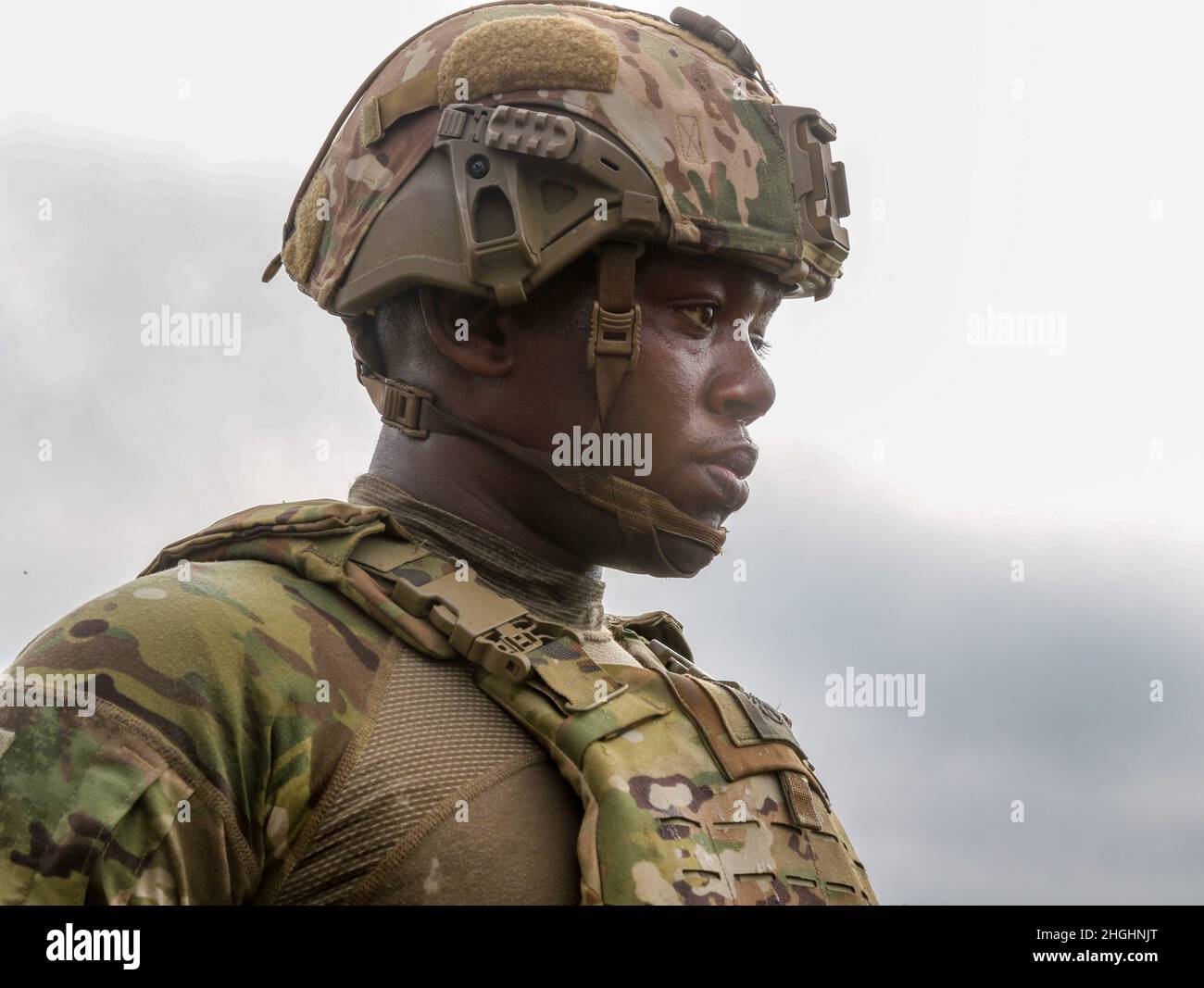 U.S. Army Soldier assigned the 2nd Security Force Assistance Brigade ...