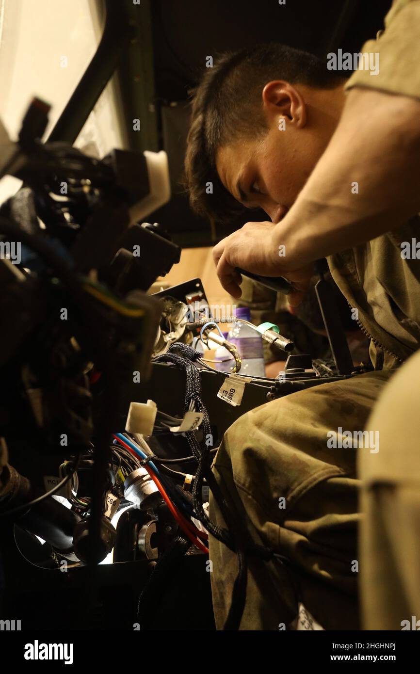 A U.S. Army Soldier with 541st Combat Sustainment Support Battalion ...