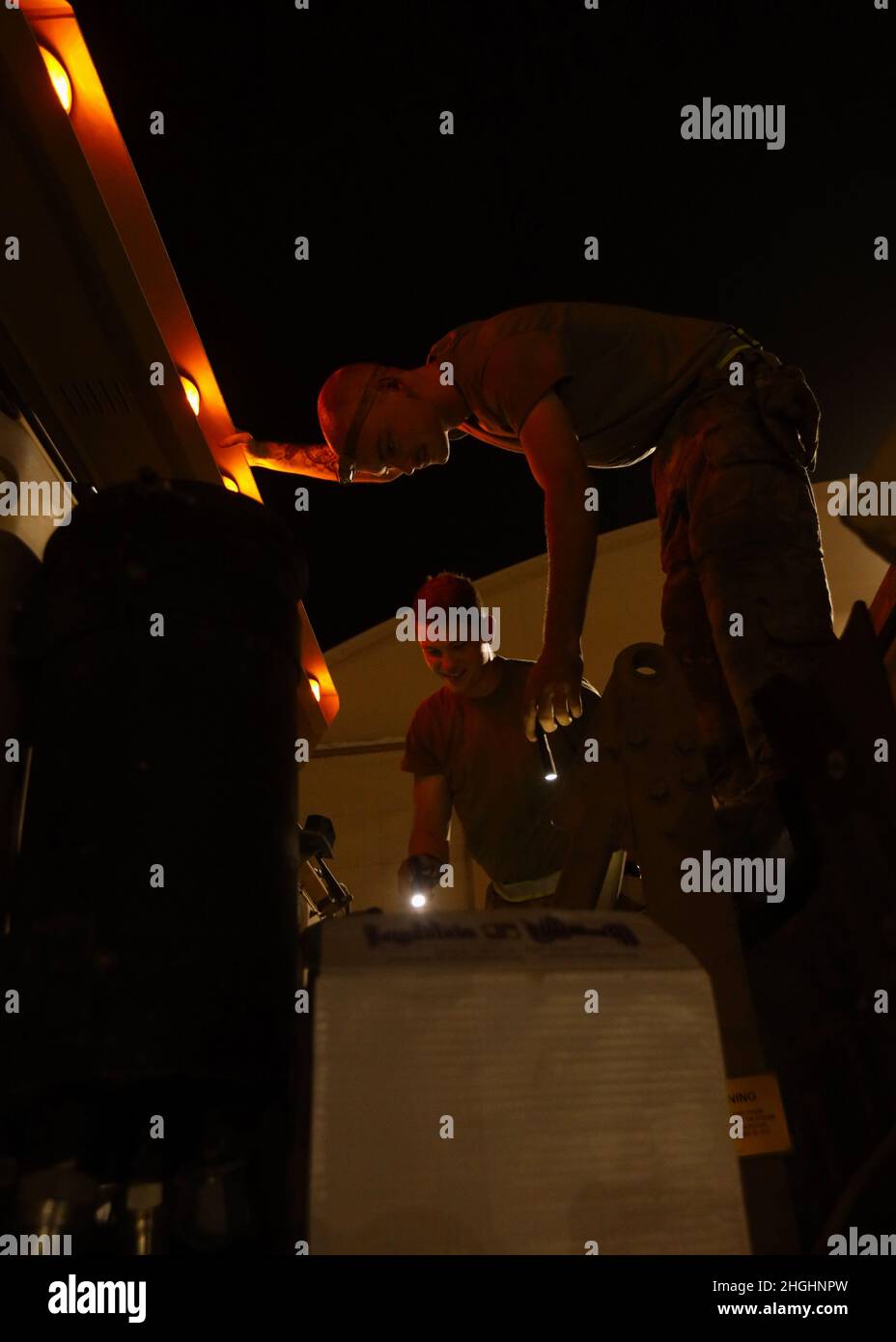 Spc. Cody Gibbons and Spc. Deven McDonald, motor transportation ...