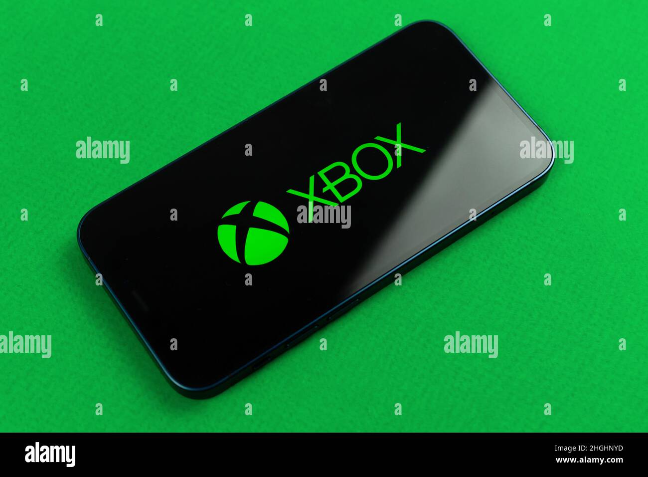 Kharkov, Ukraine - January 19, 2021: Xbox logo close-up. Business ...