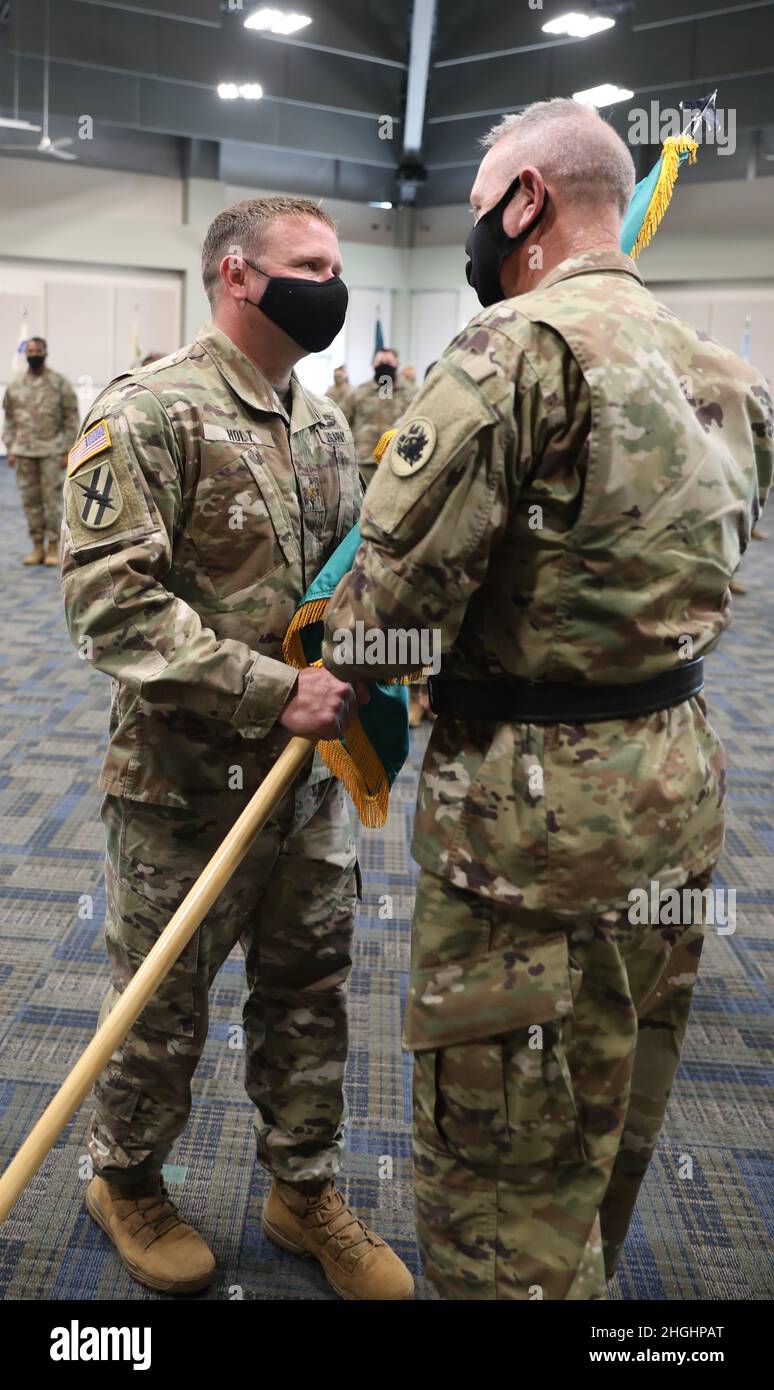 U.S. Army Brigadier General John Gentry, commander of the Marietta ...