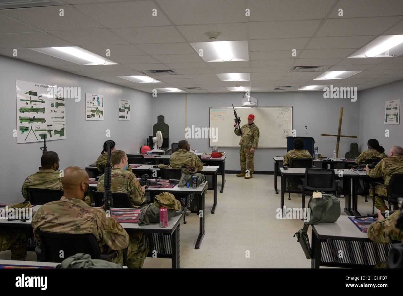 U.S. Airmen with the 116th Air Control Wing, Georgia Air National Guard ...