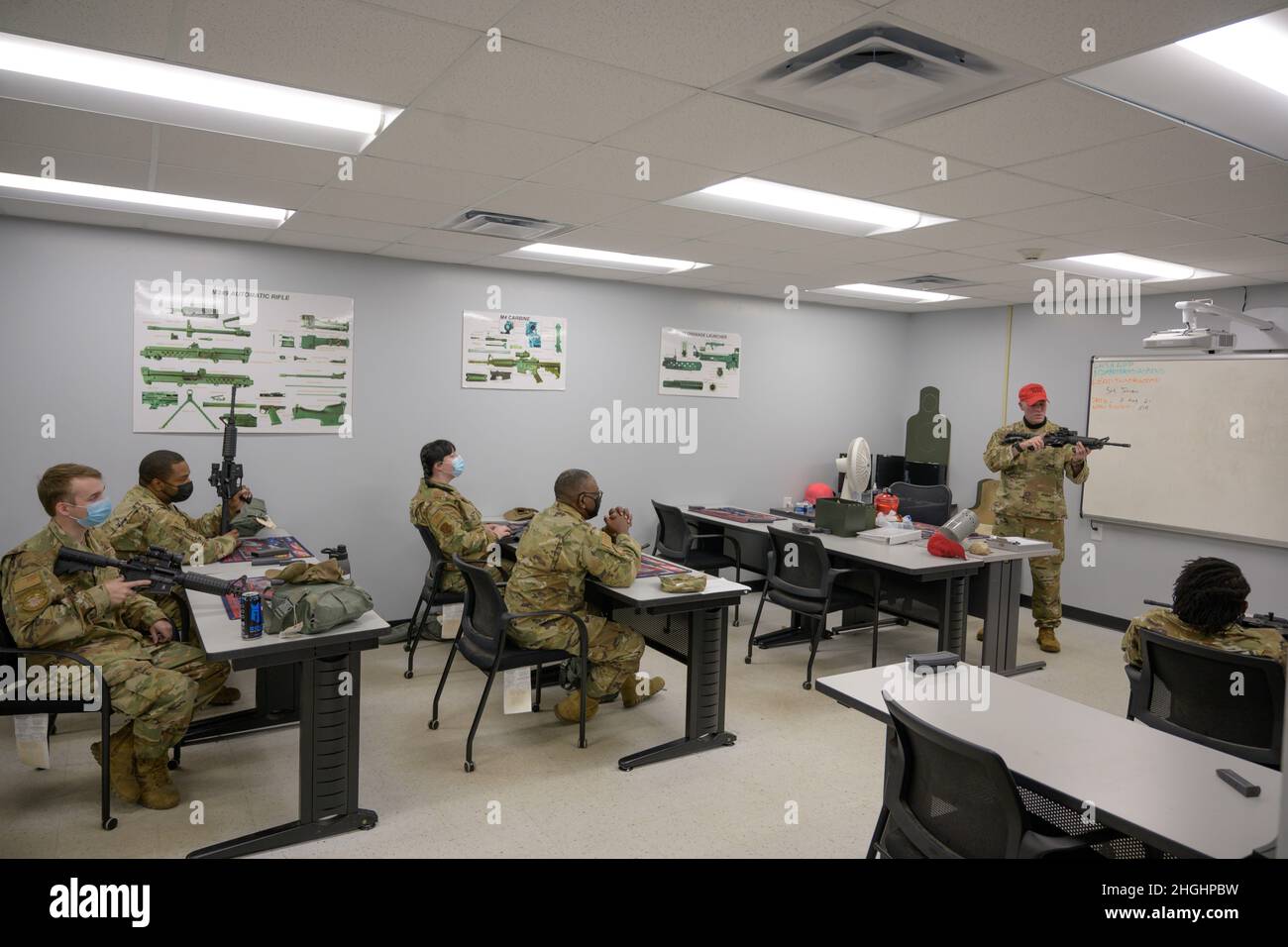 U.S. Airmen with the 116th Air Control Wing, Georgia Air National Guard ...