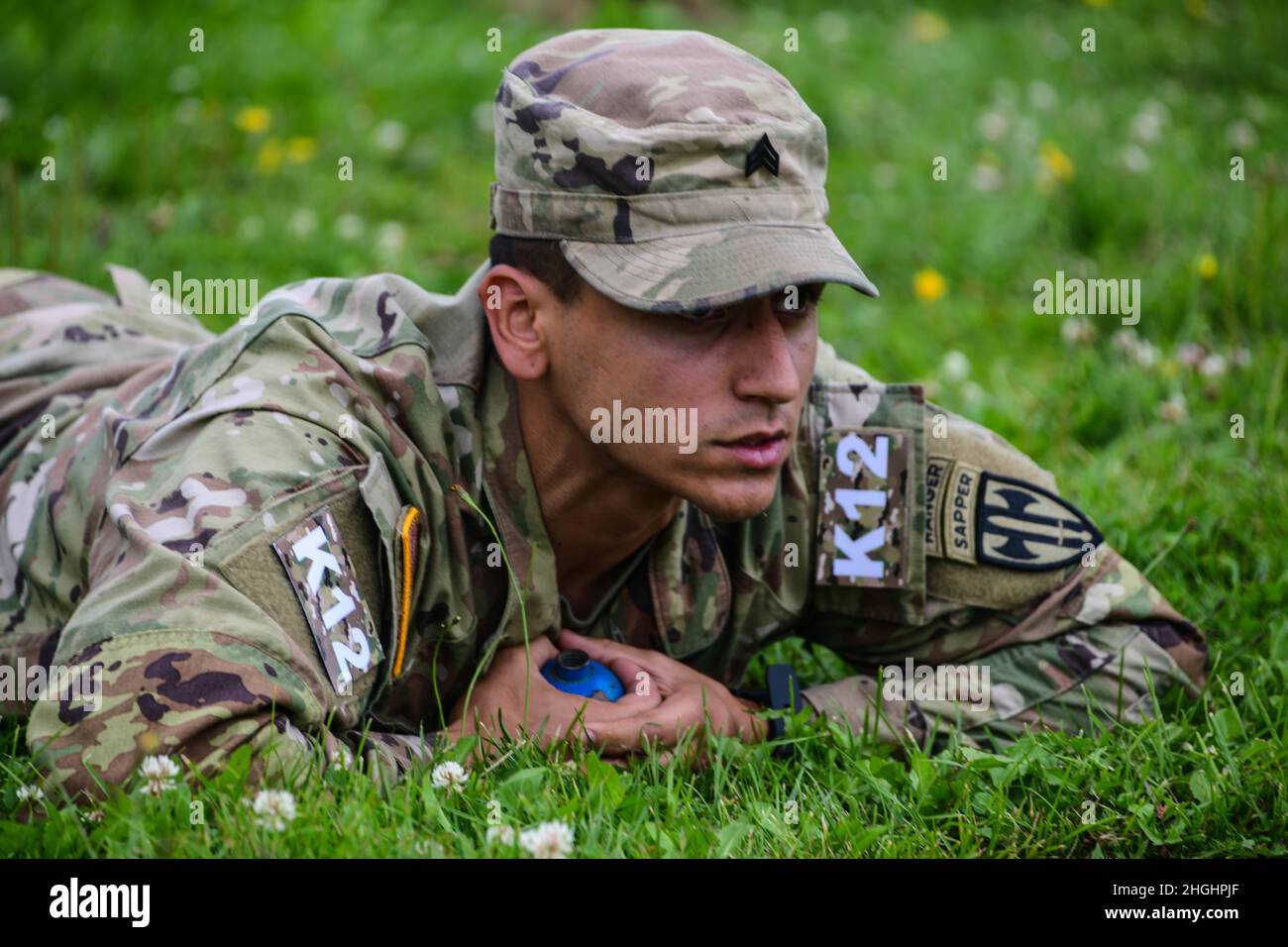 U.S. Army Sgt. Juan Loera-Rogers, Quilcine, Washington native, and Carpentry and Masonry ...