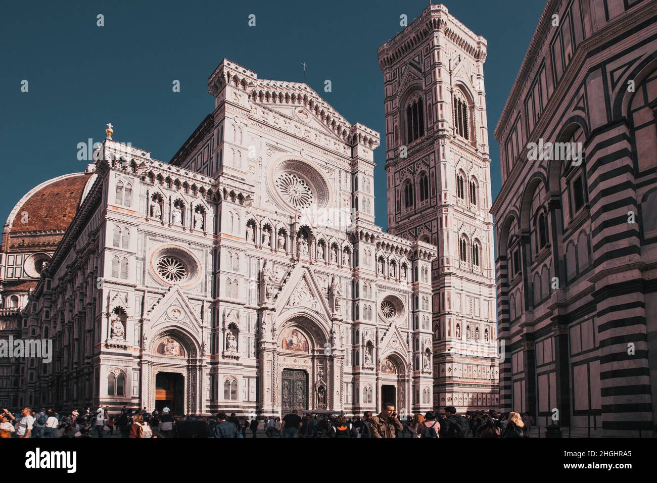 beautiful renaissance cathedral Santa Maria del Fiore in Florence ...