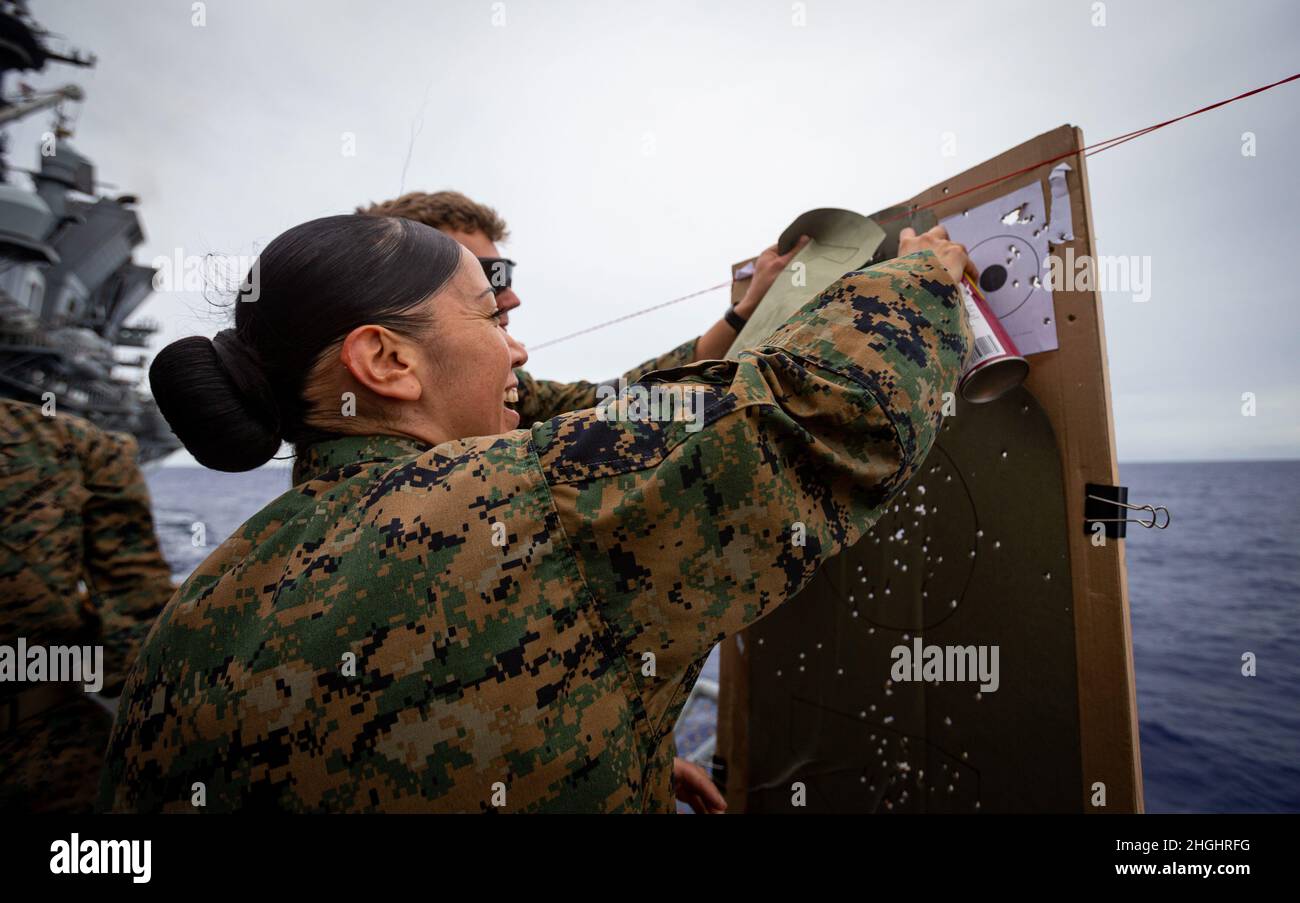 U.S. Marine Corps Gunnery Sgt. Candice Puente, a maintenance management ...