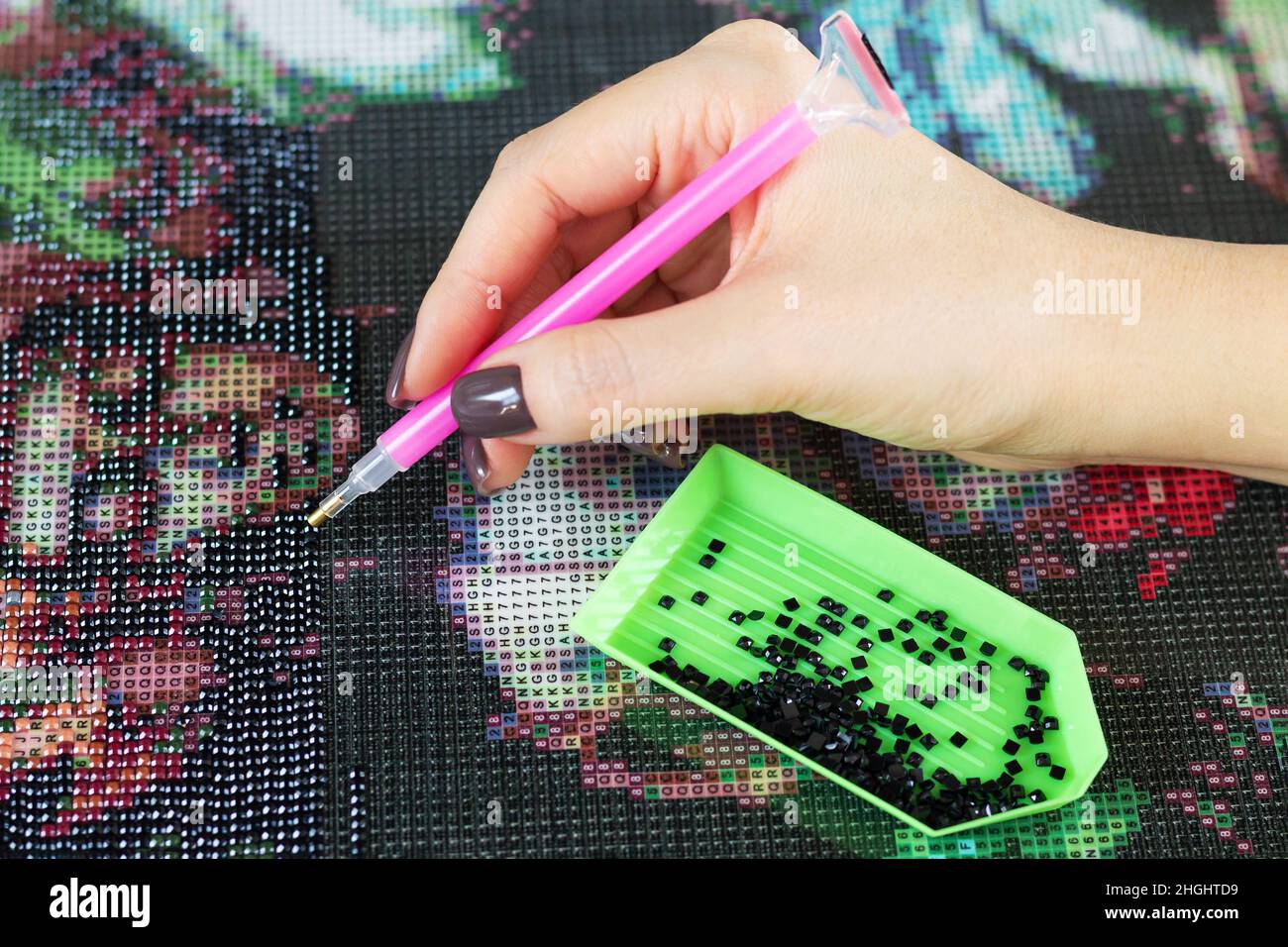 Diamond mosaic hi-res stock photography and images - Alamy