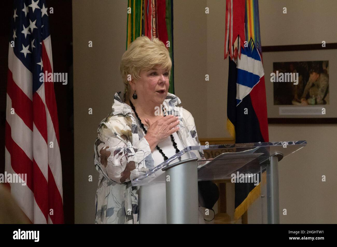 Kay Beasley Toups, granddaughter of 1st Lt. Thomas R. Beasley, a World ...