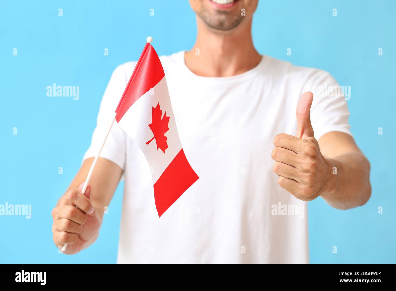 Showing canadian national flag hi-res stock photography and images - Alamy