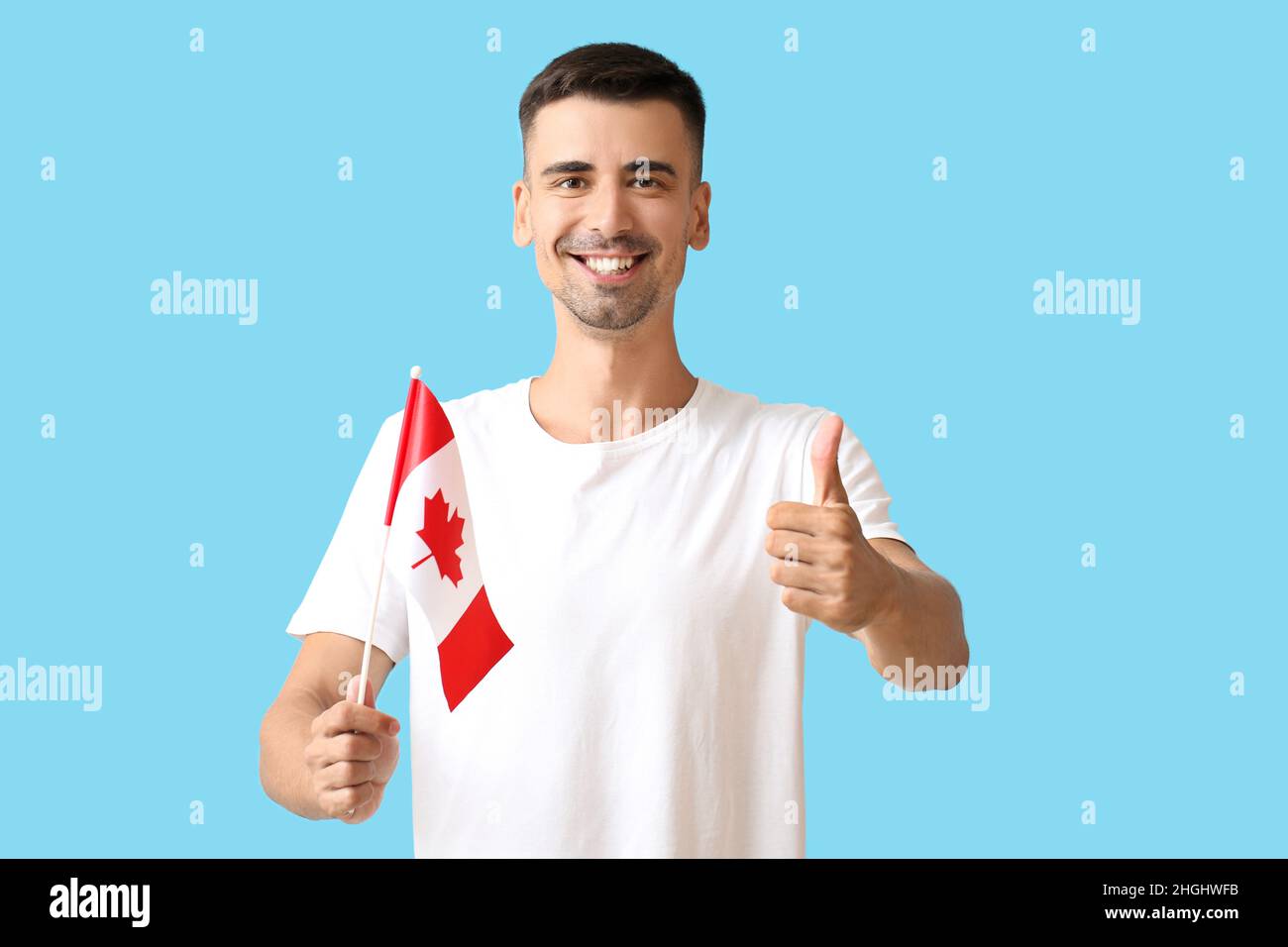 Showing canadian national flag hi-res stock photography and images - Alamy