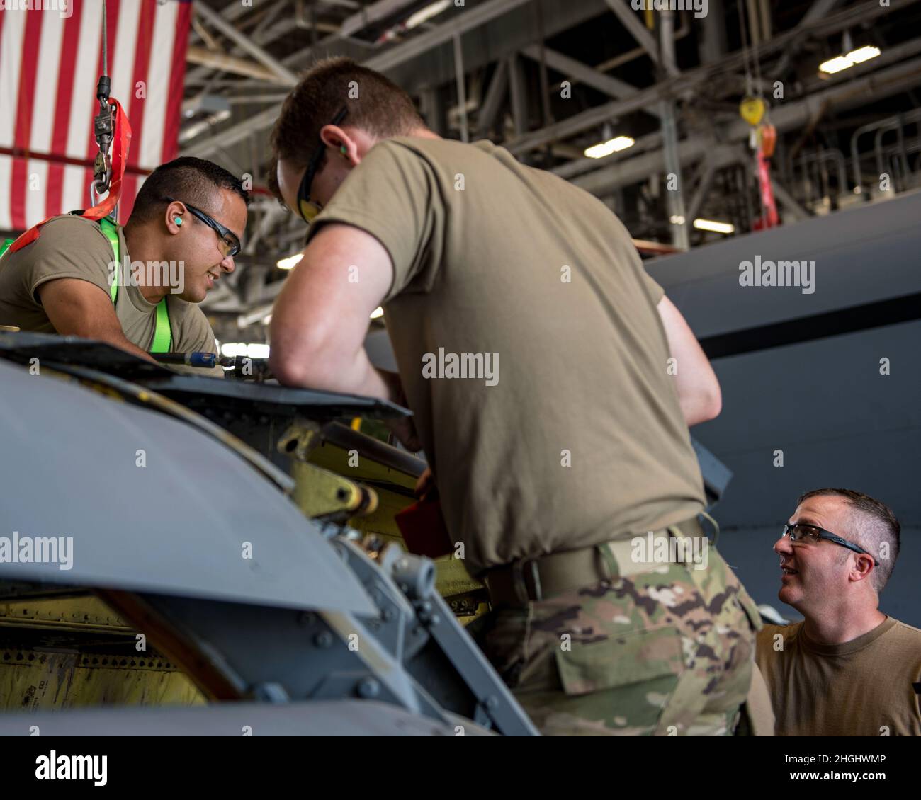 U.S. Air National Guard Tech. Sgt. Michael Parker, Airman 1st Class ...