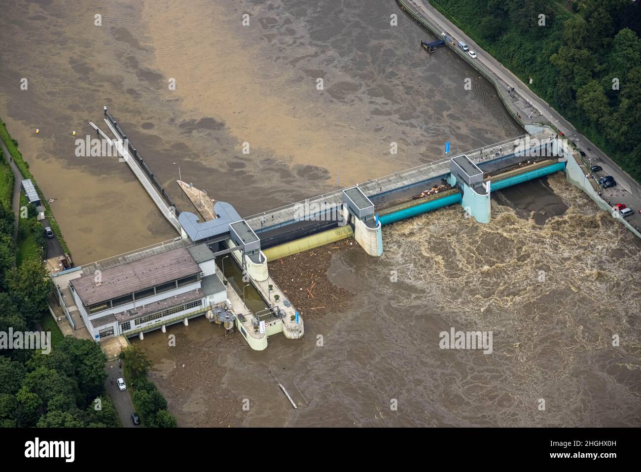 Hochwasser Ruhr Essen