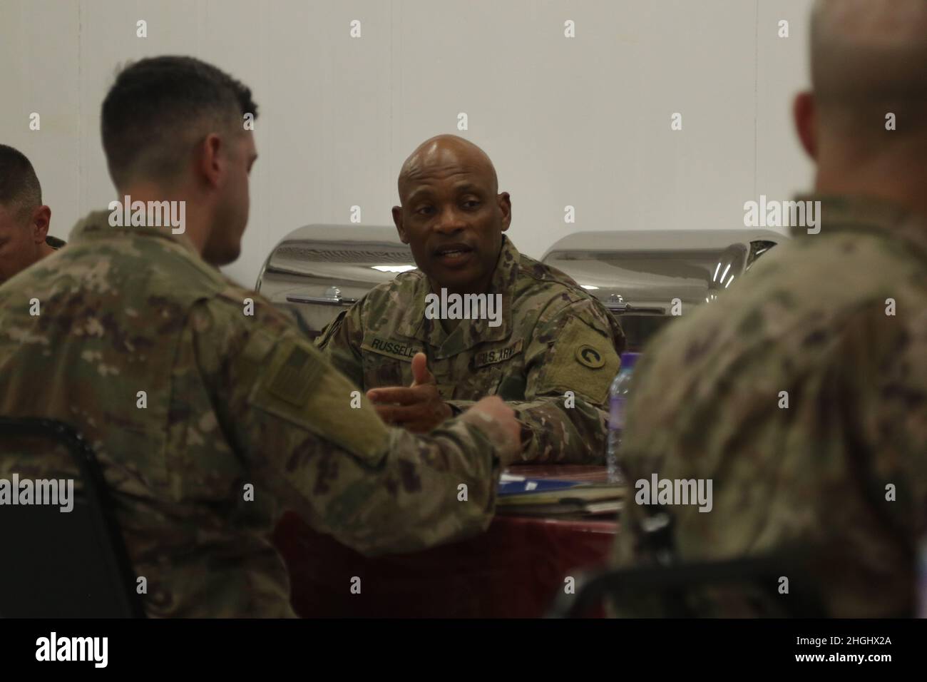 Maj. Gen. Michel M. Russell Sr., commanding general of the 1st Theater ...