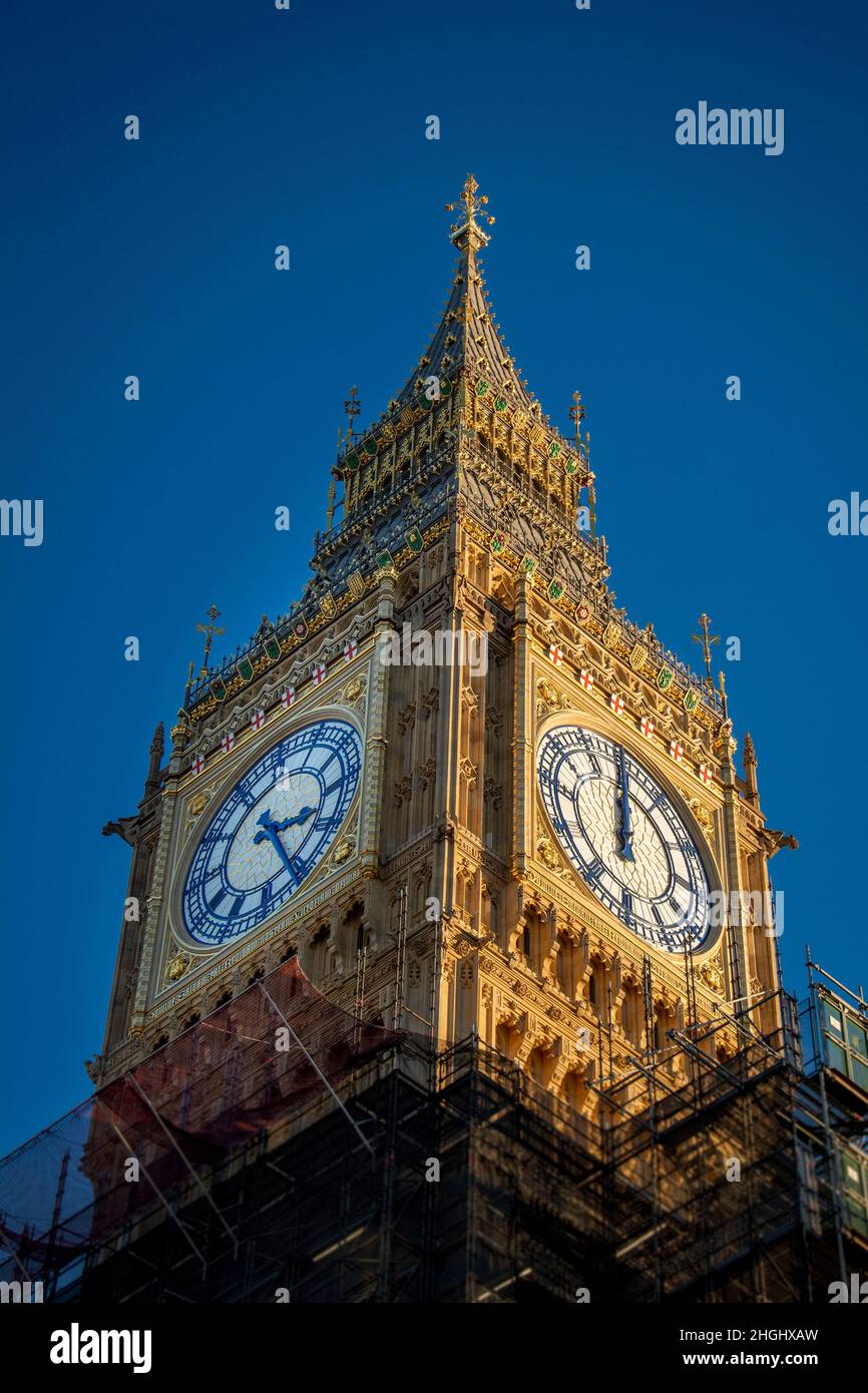 Elizabeth Tower (Big Ben clock tower), London, UK Stock Photo - Alamy
