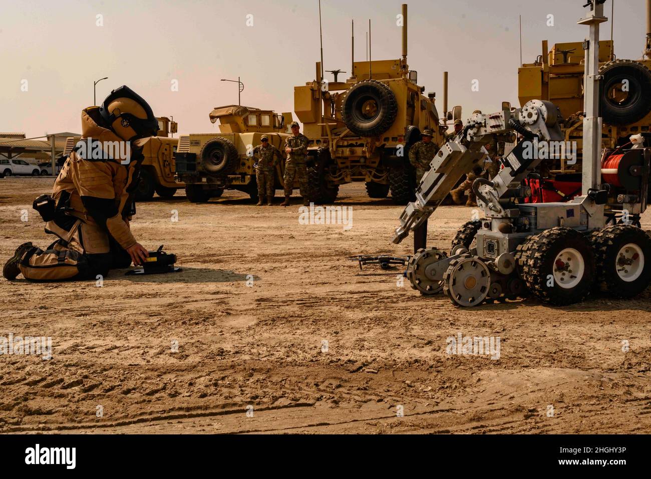 U.S. Air Force Tech. Sgt. Cameron Farrell, explosive ordnance team lead ...