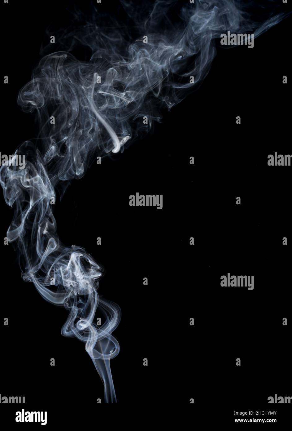 Movement of smoke on black background, smoke background, abstract smoke ...
