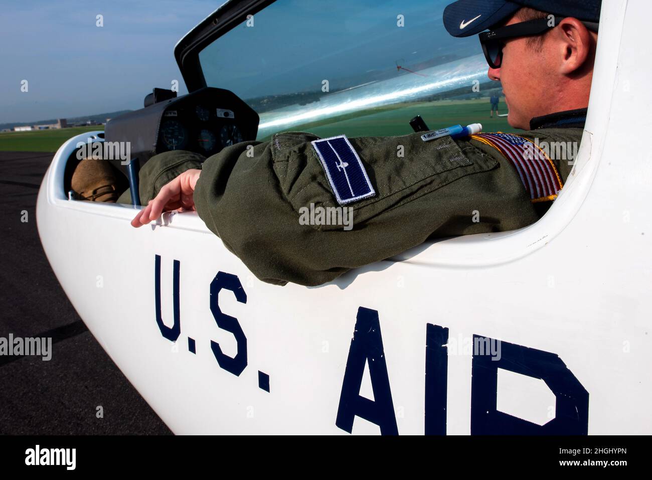 U.S. AIR FORCE ACADEMY, Colo. – A U.S. Air Force Academy cadet waits ...