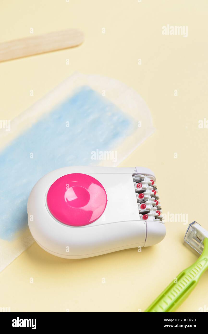 Epilation supplies hi-res stock photography and images - Alamy