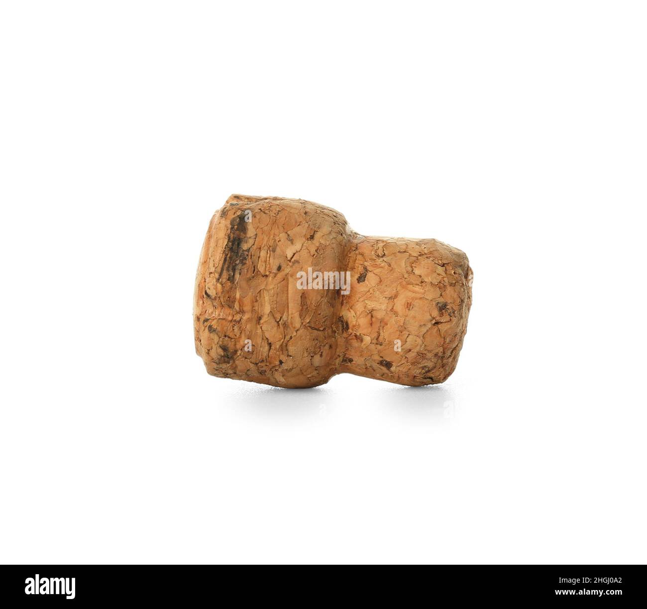 Wine cork on white background Stock Photo - Alamy