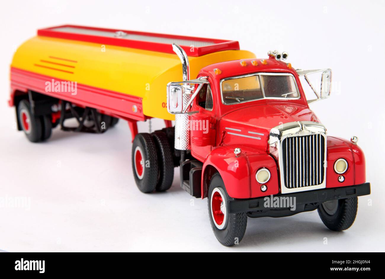 miniature, gas tank truck Stock Photo - Alamy