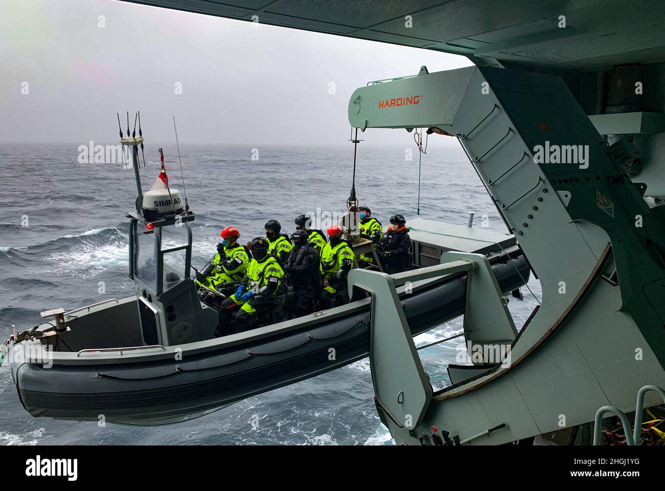 FROBISHER BAY (AUGUST 12, 2021) - Rigid-Hulled Inflatable Boat (RHIB ...