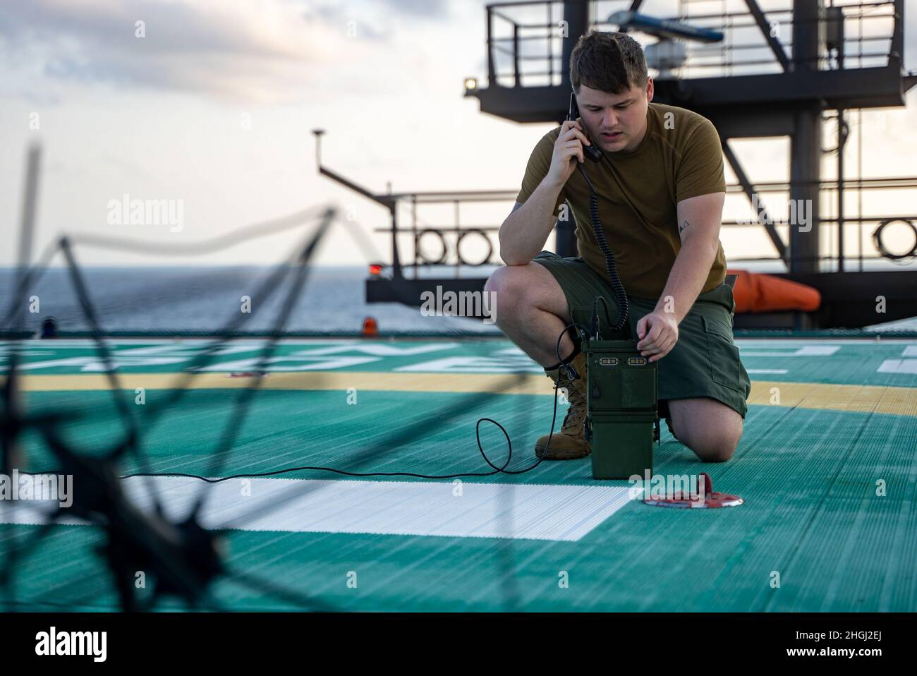 Information Systems Technician 2nd Class Joseph Carroll, assigned to ...