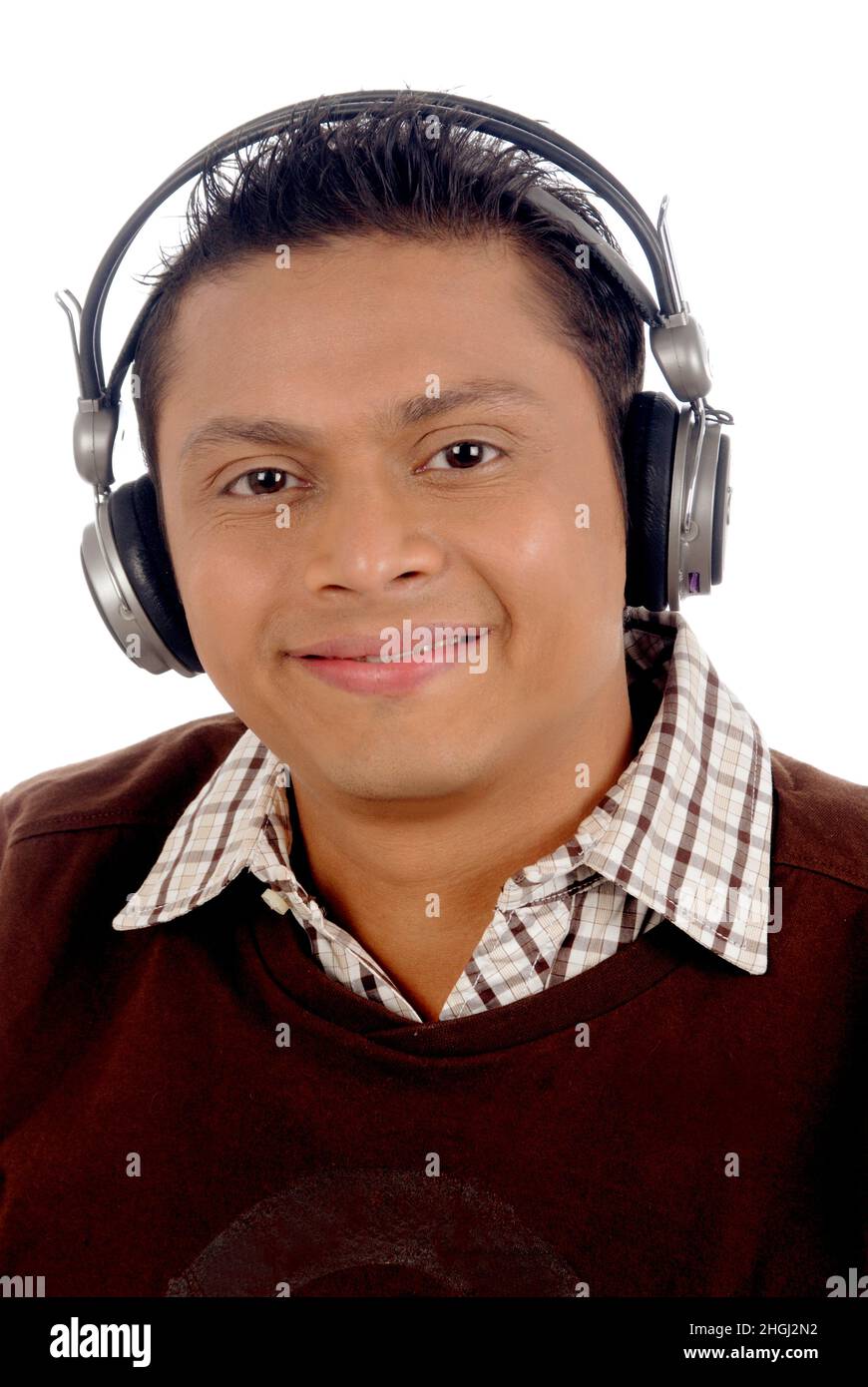 Mumbai; Maharashtra; India- Asia; Dec. 26, 2009 - Portrait of young ...