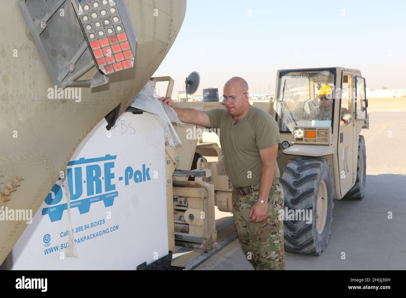Flight engineer Sgt. Mason Lemons, with B Company, 1st Battalion, 171st ...